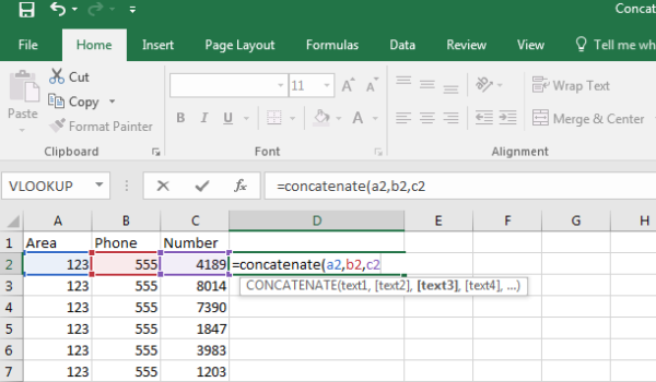 Essential Excel Functions How To Use Concatenate Learn Excel Now